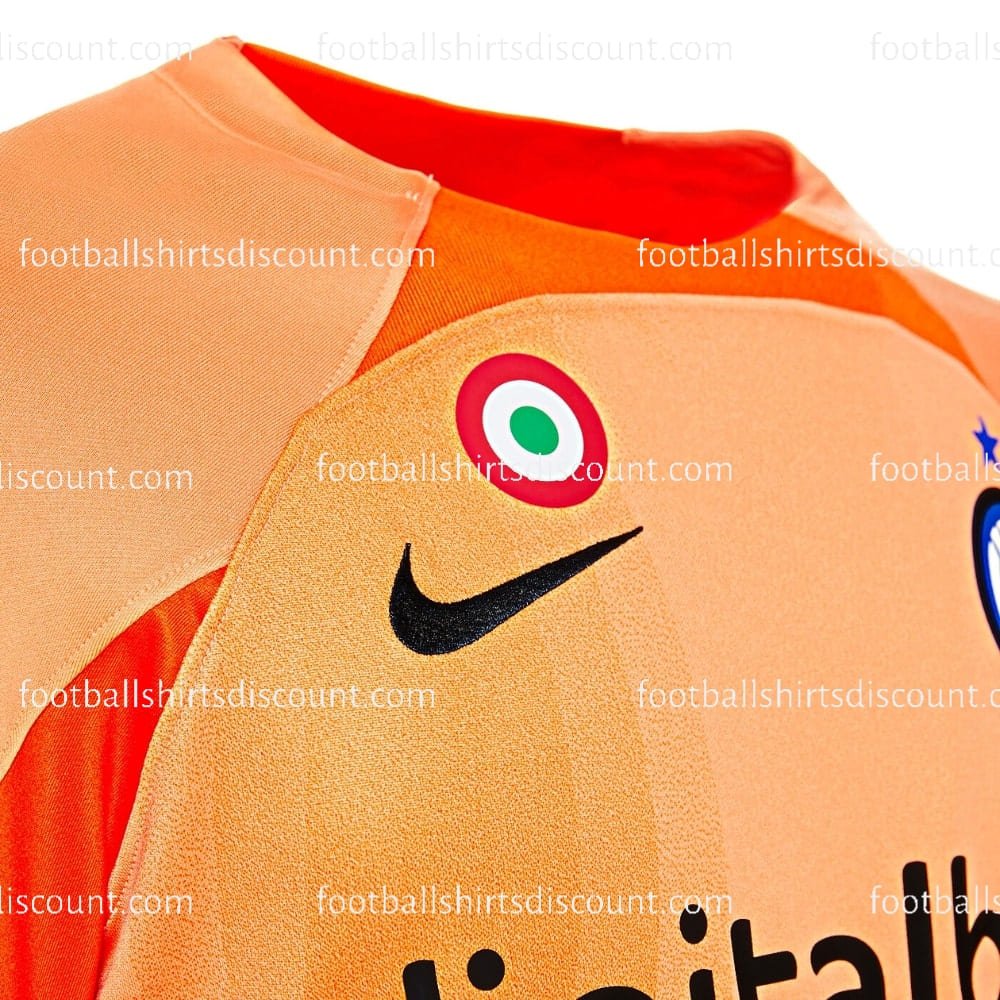 Inter Milan Goalkeeper Orange Adult Football Shirts Discount Shirt 2022/23